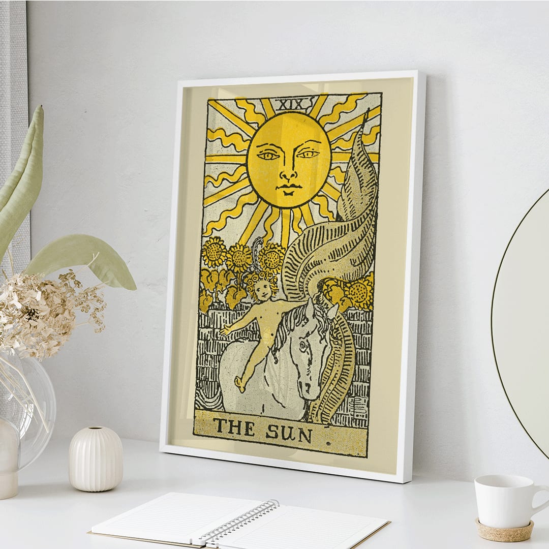 Poster | Tarot The Sun Tarot Card Print | MORYARTY